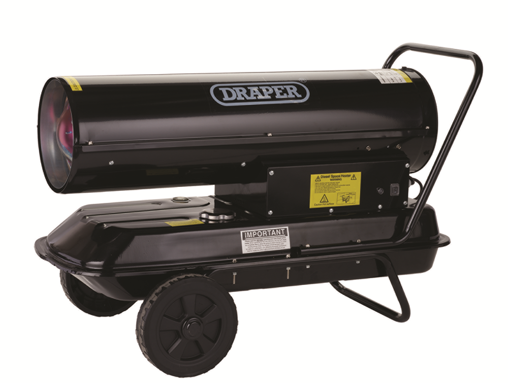 Draper DIESEL HEATER 20KW/68KBTU 04175 230V Diesel and Kerosene Space ...
