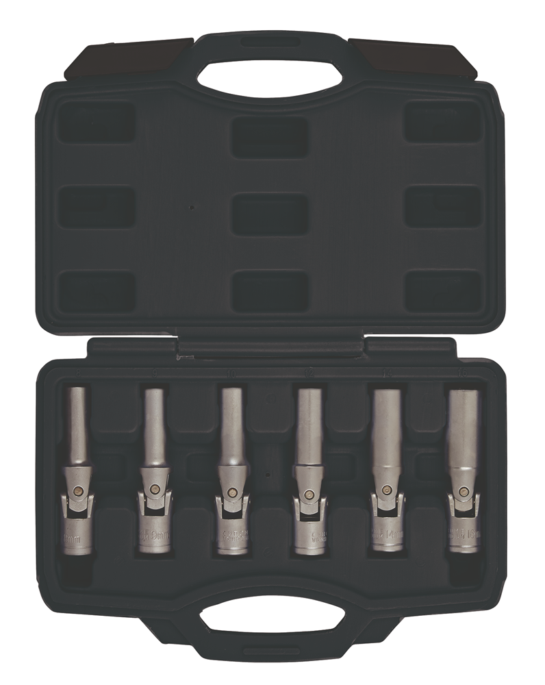 Draper GLOW PLUG SOCKET SET 6PC 12404 12404 Glow Plug Socket Set, 3/8 ...