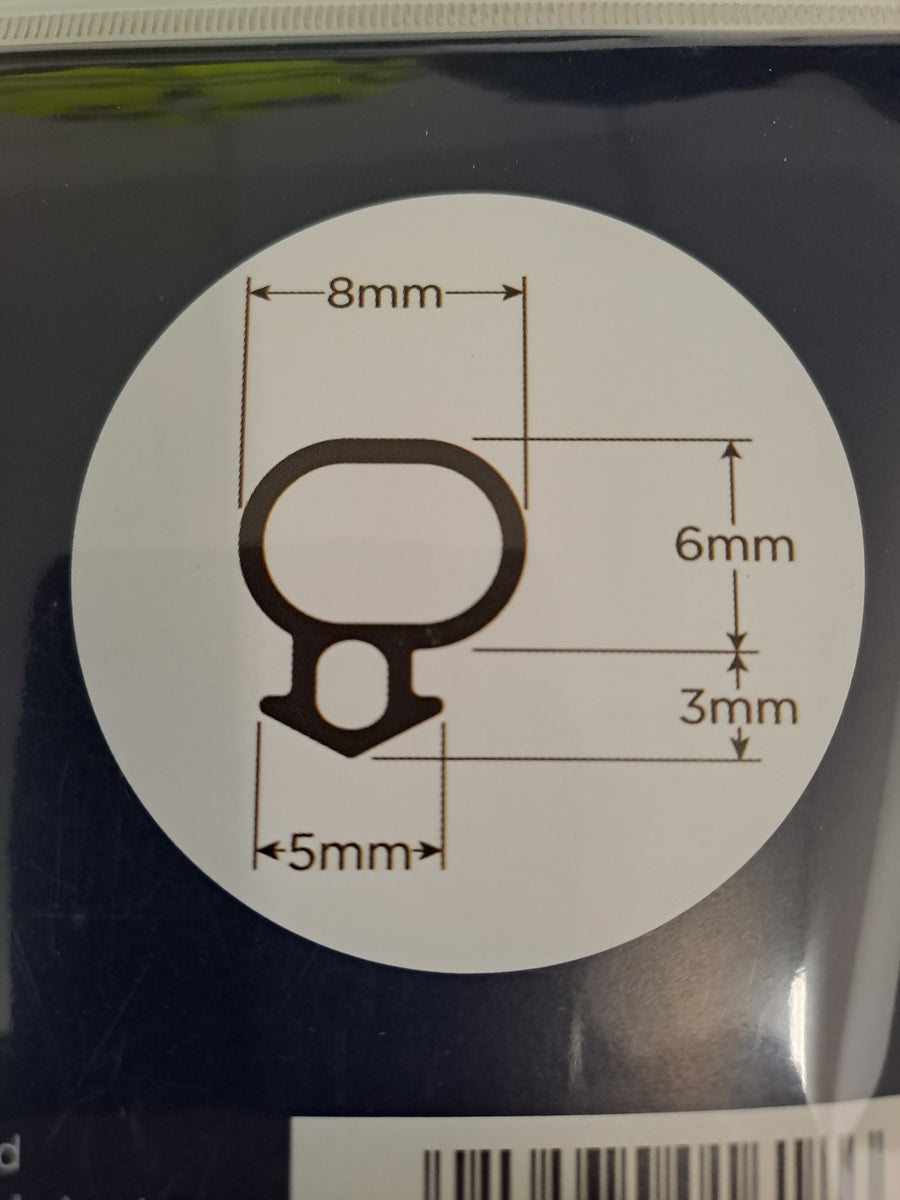 Exitex UPVC Replacement PVC Door or Window Seal 6m Gasket ...