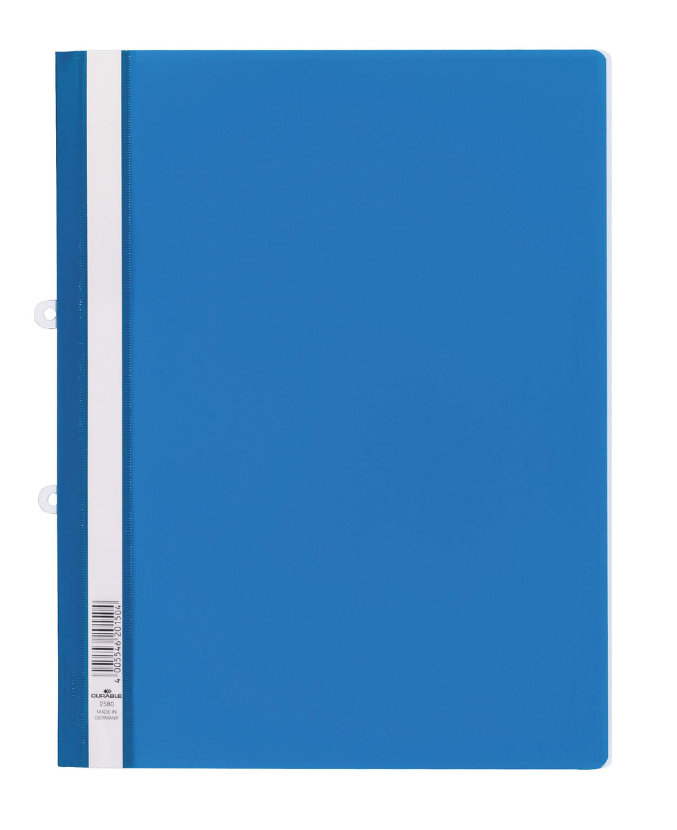 Durable Clear View Project Folder Report File + Filing Strip | 25 Pack ...