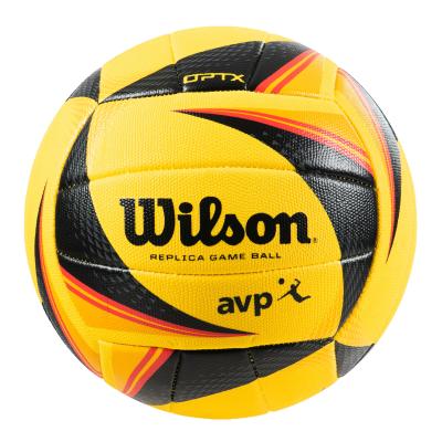 Wilson OPTX Replica AVP Volleyball Yellow/Black Official – weedfabricdirect