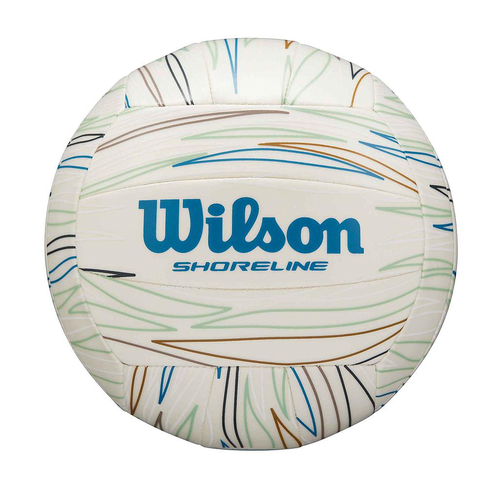 Wilson Shoreline Eco Volleyball - Official - White/Blue – weedfabricdirect