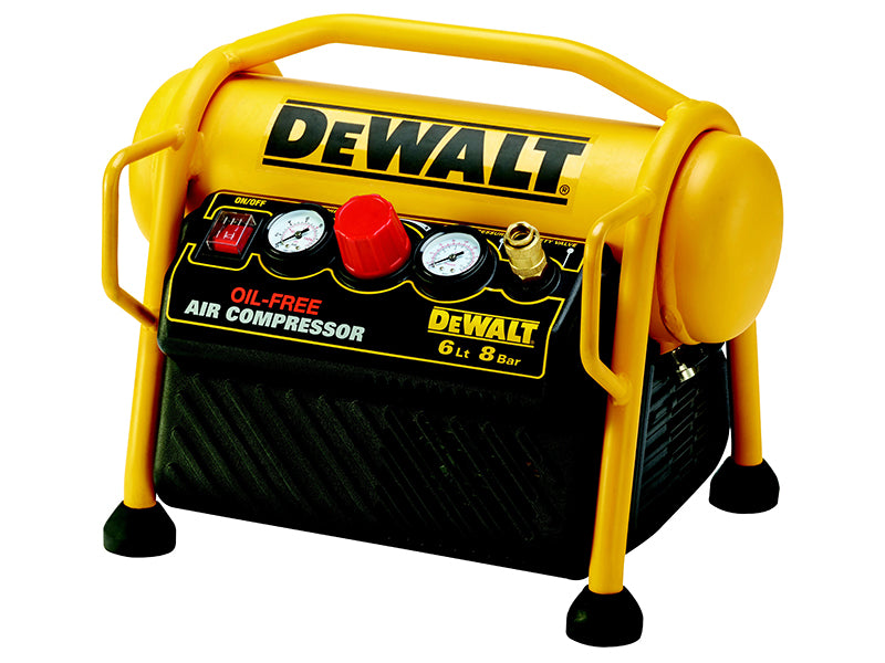 DEWALT DPC6MRC-GB DPC6MRC Mini Roll Cage Compressor 6 litre 1100W 240V ...