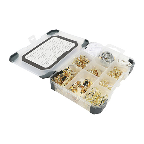 TIMCO Picture Hanging Kit Mixed Tray - 179pcs Tray OF 1 - TRAY720 ...