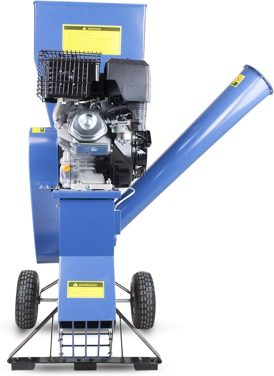 Hyundai 420cc 102mm Petrol 4-Stroke Garden Wood Chipper Shredder Mulch ...