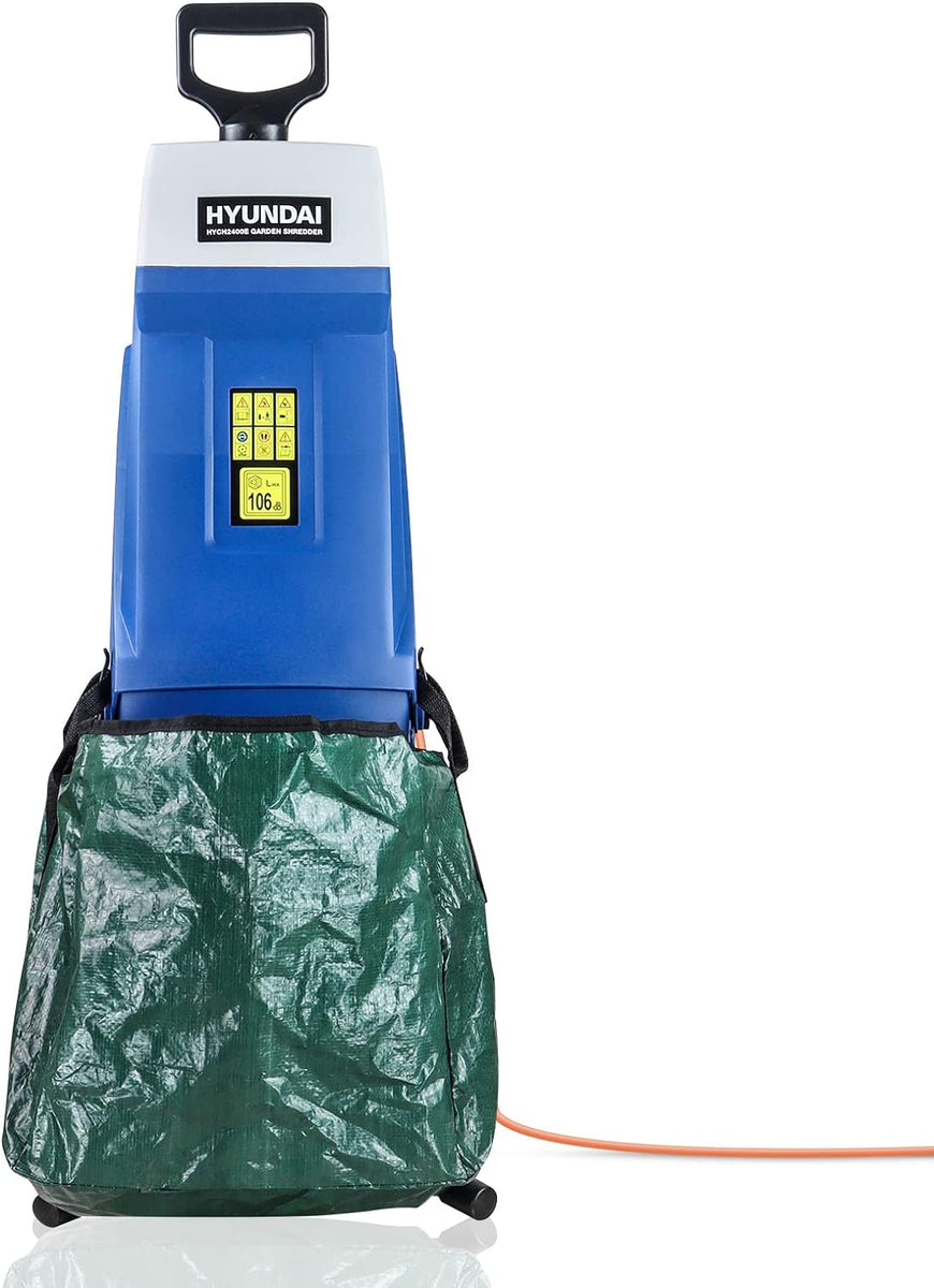 Hyundai Electric Garden Shredder, 2400w / 2.4kW, 230v | HYCH2400E ...