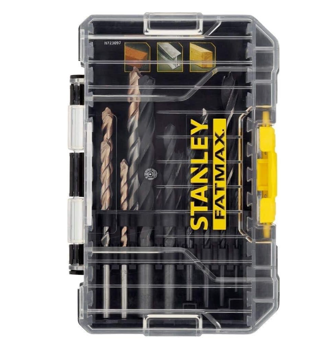 STANLEY 14 pce Masonry Drilling Bit Set for Metal and Wood ...