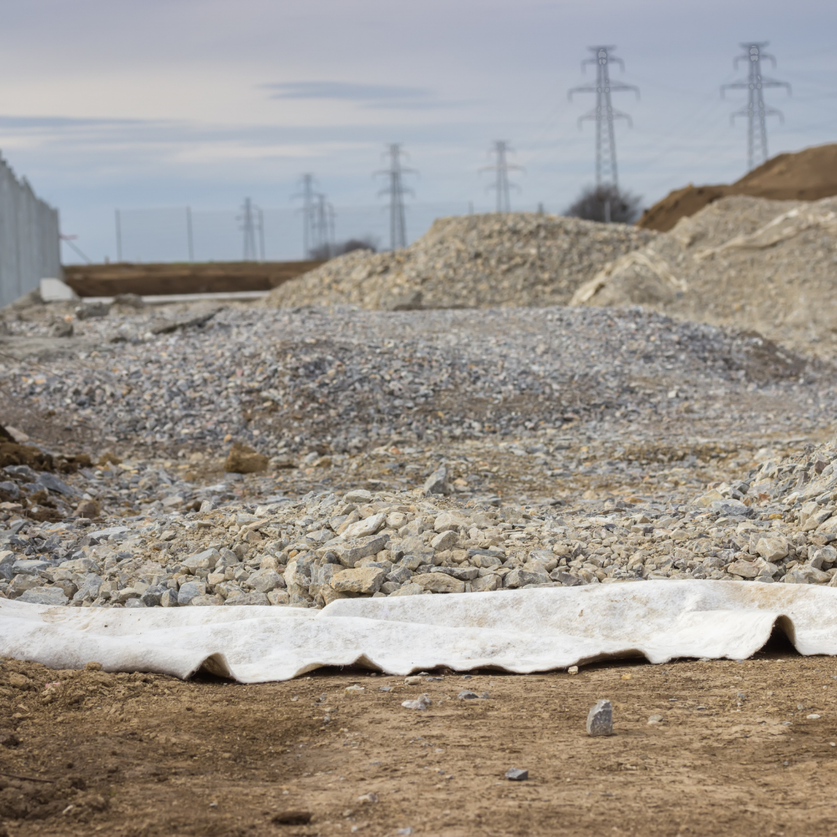 Geotextile Non Woven Membrane White Filtration Drainage Fabric 4.5m Wi ...